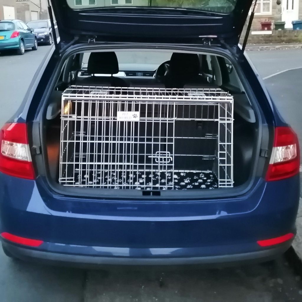 Nissan Note Car Dog Crate - Dog Travel Crate - Pet World