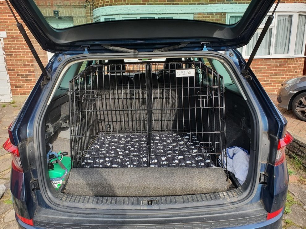 Skoda Kodiaq 2017 Car Dog Crate - Dog Travel Crate - Pet World